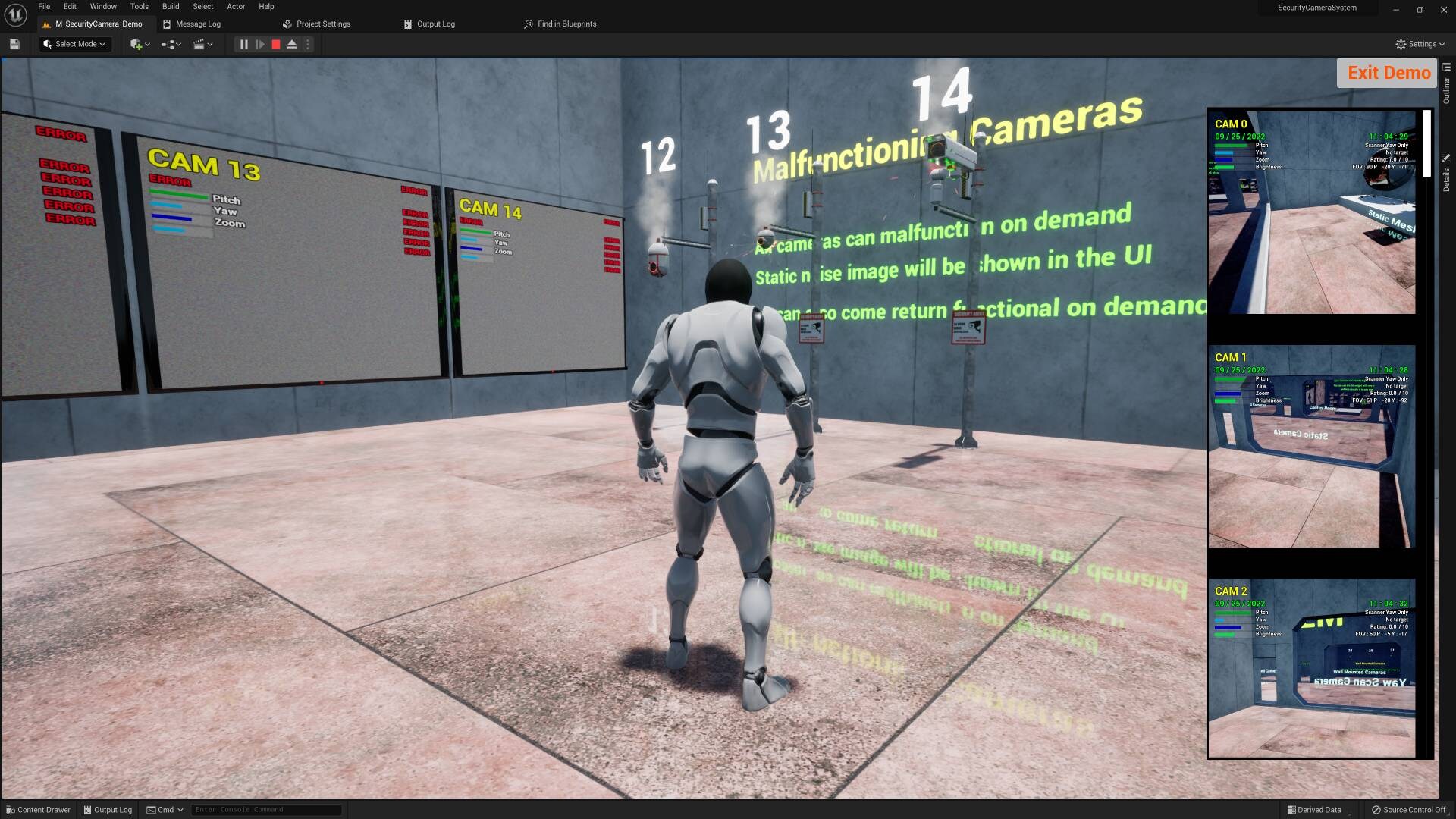 Security Camera System In Blueprints Ue Marketplace